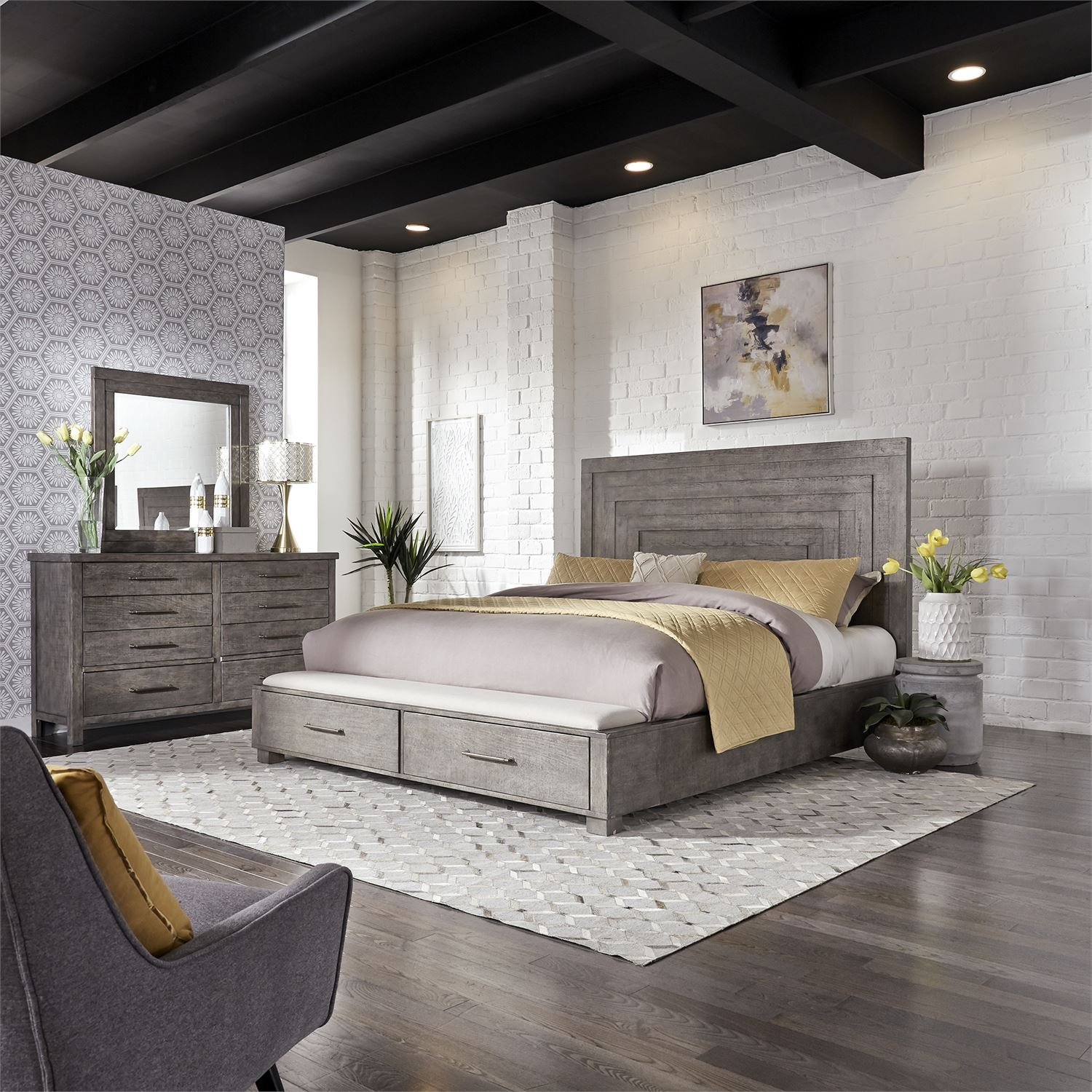 Modern Farmhouse Bedroom Collection For Sale In Farmingdale NY